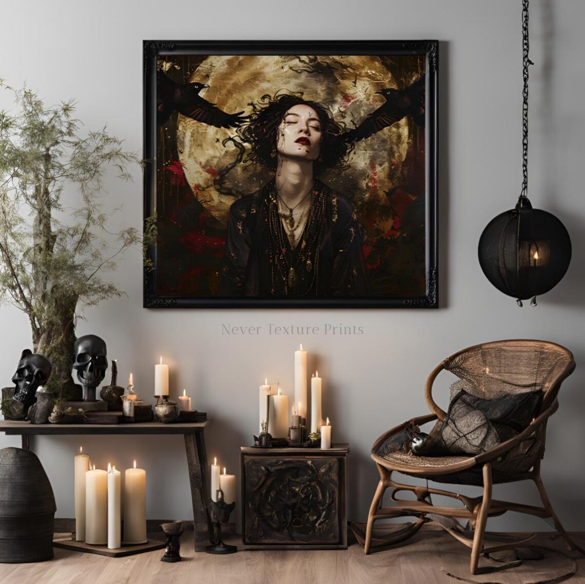 Lilith-gothic Subrreallism Digital Art Print - Wall Art - High ...