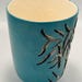 Vintage Aqua Blue Handmade Pottery Vase - Etsy