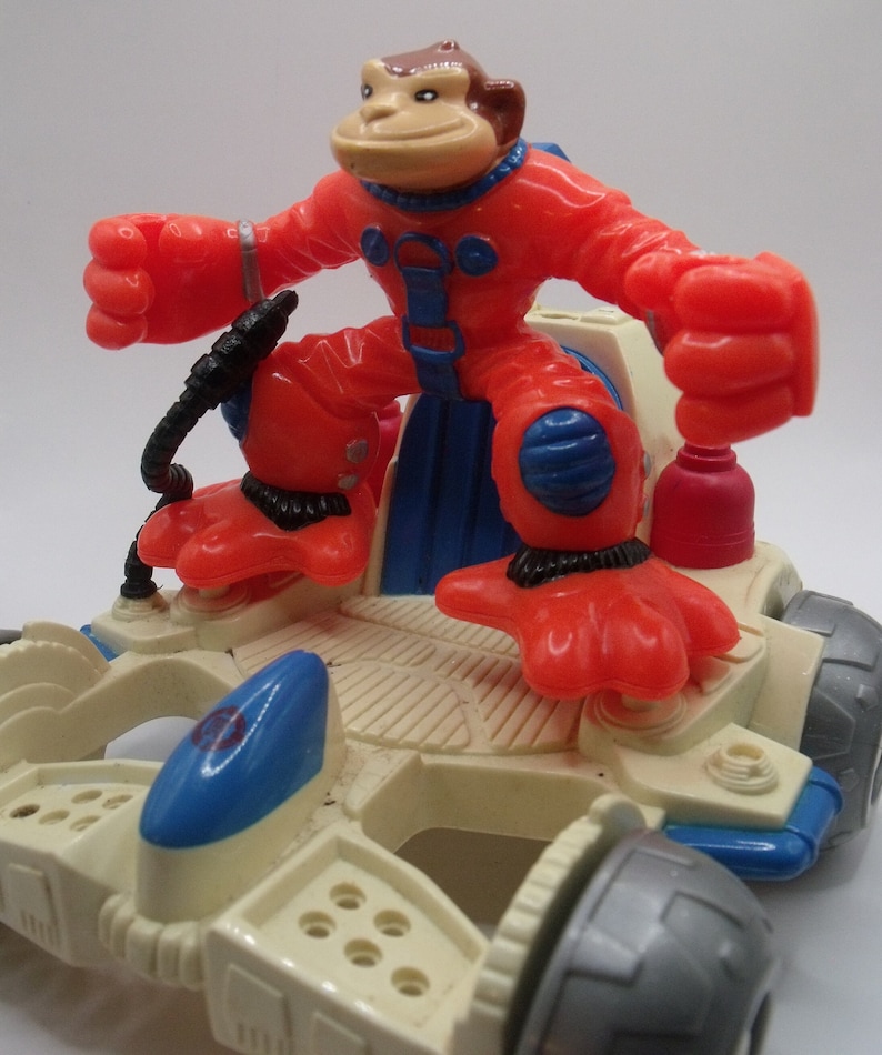 Vintage Fisher Price Rescue Heroes Comet Space Monkey & Lunar Space ...
