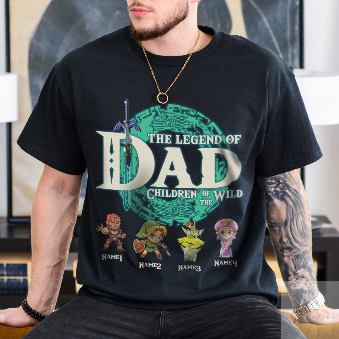 Custom the Legend of Dad Personalized Shirt, Tears of the Kingdom, Best ...