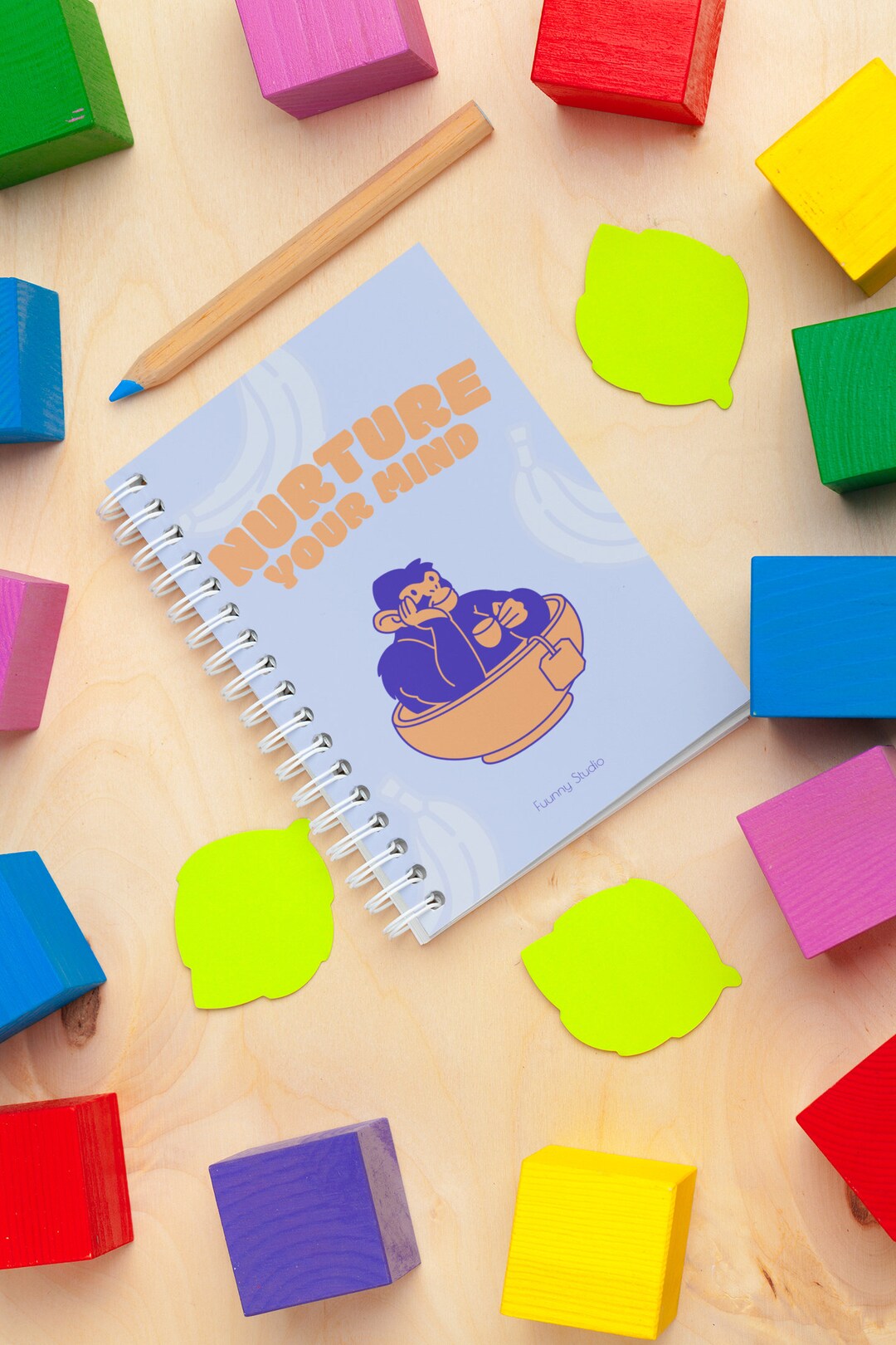 Kids Notebook, Back to School, Nurture Your Mind Notebook, Lined ...