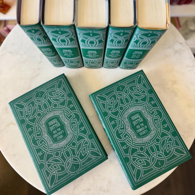 COMPLETE SET Harry Potter by JK Rowling Scholastic Book Set W/ Juniper ...