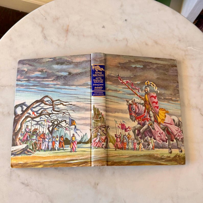 Vintage Illustrated Junior Library Collection: Set of 4 Hardcovers - Etsy