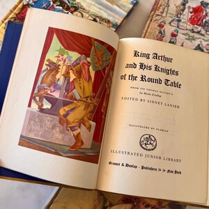 Vintage Illustrated Junior Library Collection: Set of 4 Hardcovers - Etsy