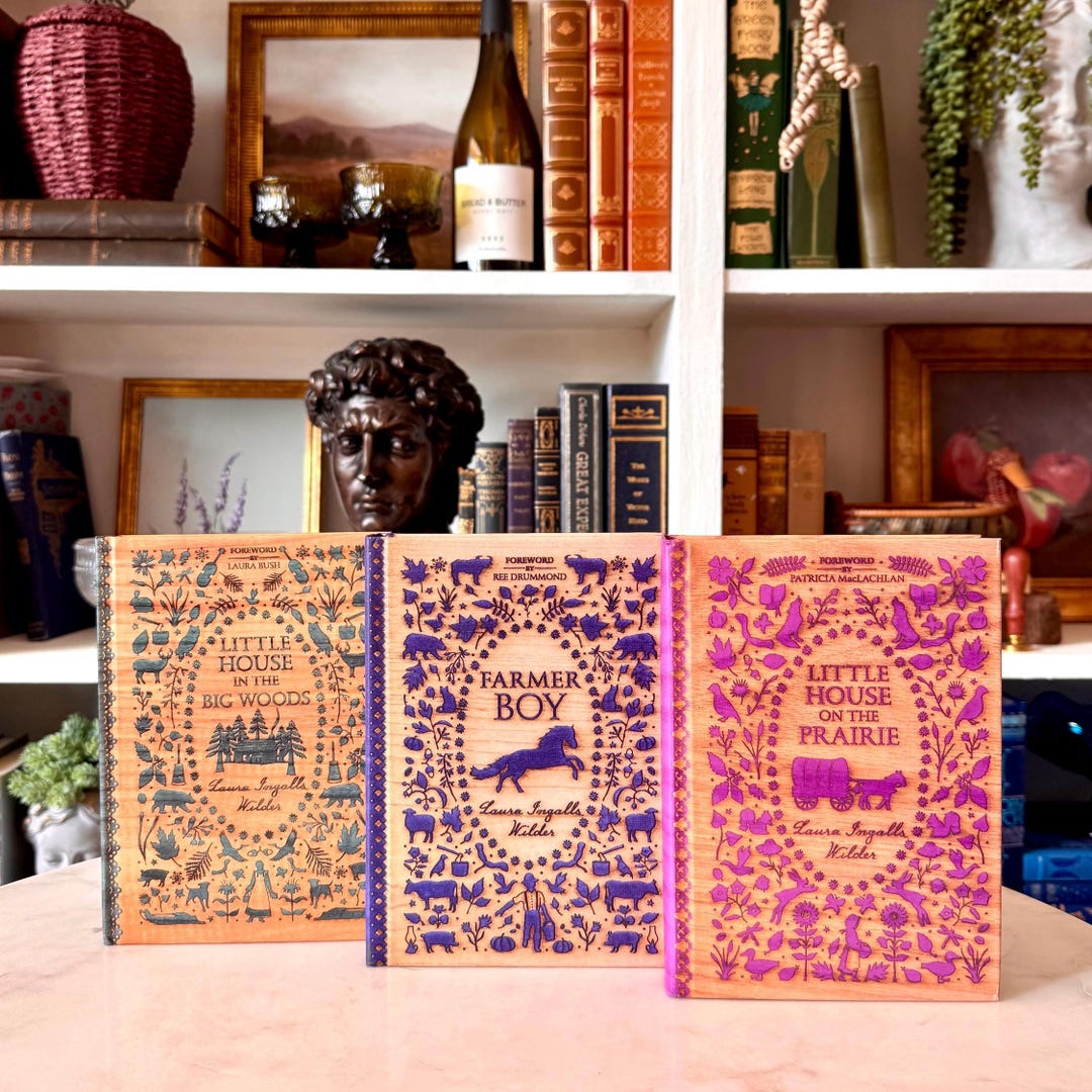 Rare Laura Ingalls Wilder Box Set – Little House Hardcovers - Etsy