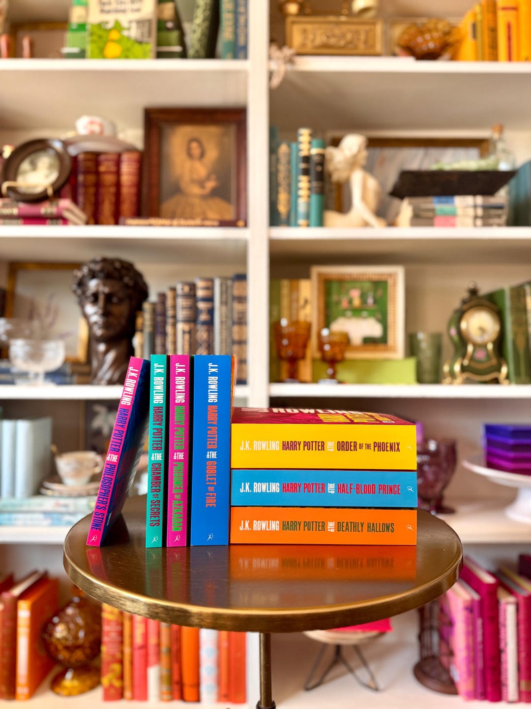 COMPLETE SET Harry Potter Books 1-7 JK Rowling | Paperbacks W/ Adult ...