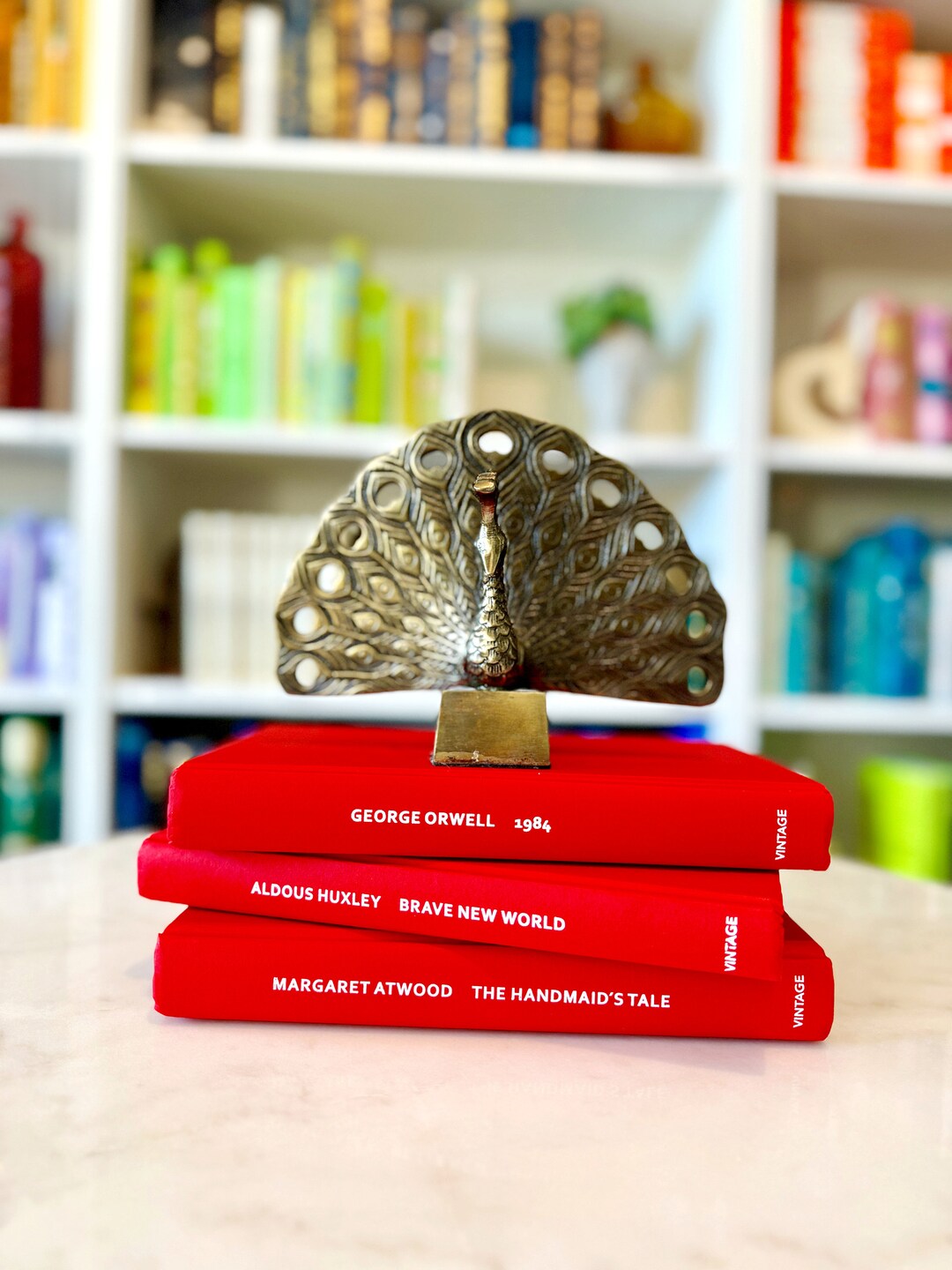 Set of 3 Dystopian Novels the Handmaids Tale, Brave New World, 1984 ...