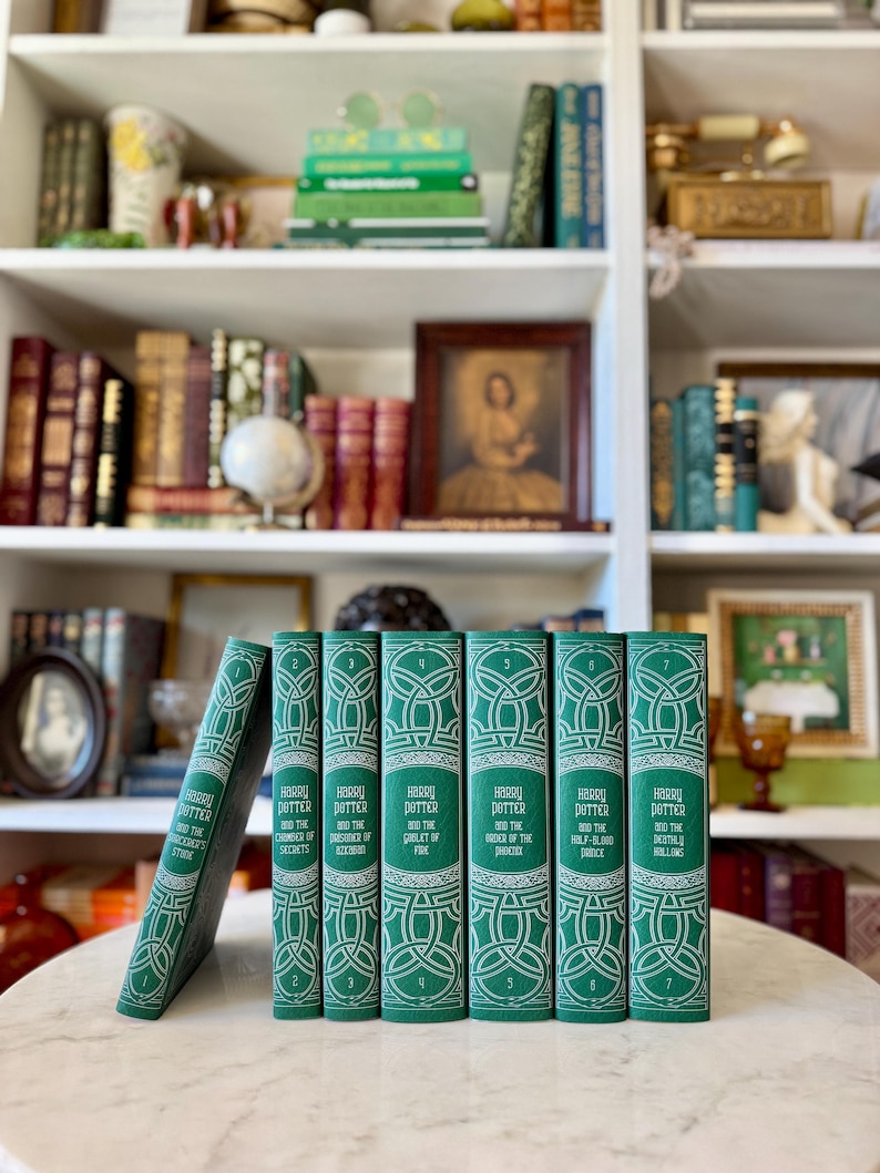 COMPLETE SET Harry Potter by JK Rowling Scholastic Book Set W/ Juniper ...