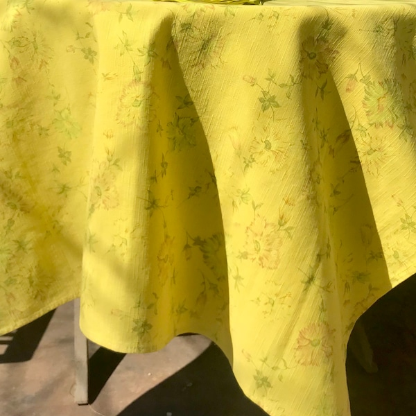 Lemon Tablecloth - Etsy