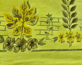 Chartreuse Tablecloth - Etsy