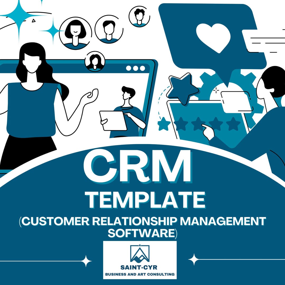 CRM (customer Relationship Management) Template - Etsy