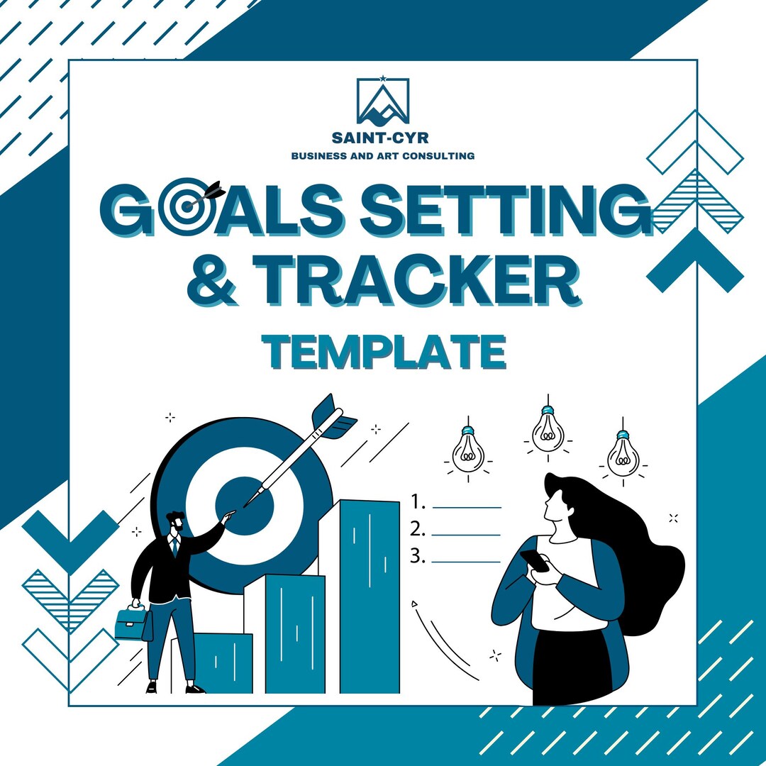 Goal Setting & Tracker Template - Etsy