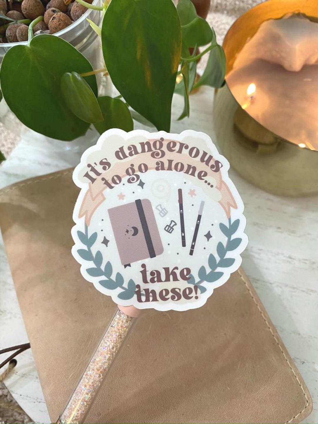 Take These Weatherproof Vinyl Sticker - Etsy