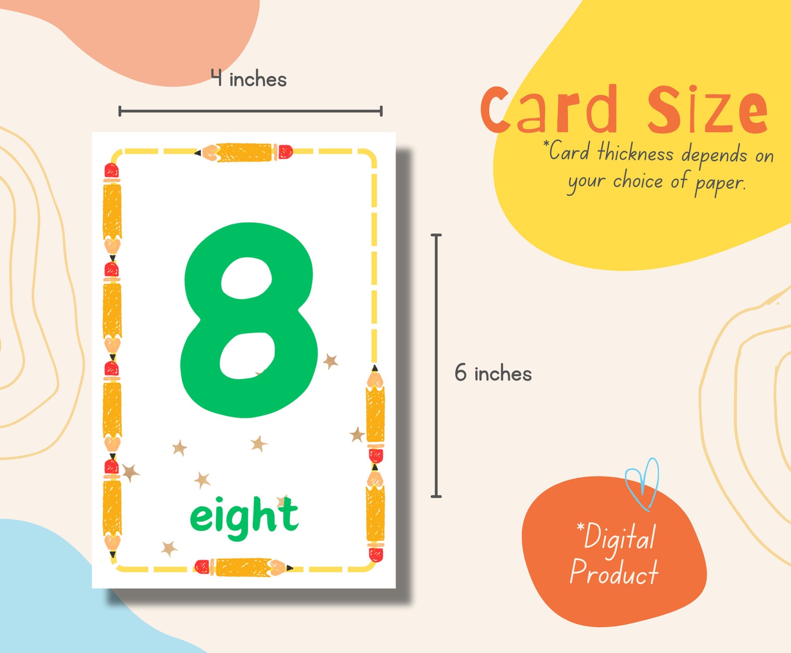 Printable Number Flash Cards 1-10, Number Cards 1-10, Counting Numbers ...