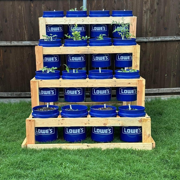 5 Gallon Bucket Planter Stand - Etsy