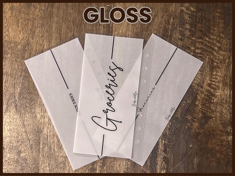 CUSTOM | A6 | Line Design | Horizontal Cash Envelopes | Money Envelope ...