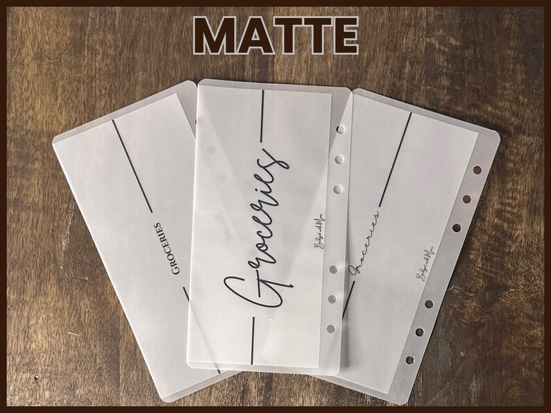 CUSTOM | A6 | Line Design | Horizontal Cash Envelopes | Money Envelope ...