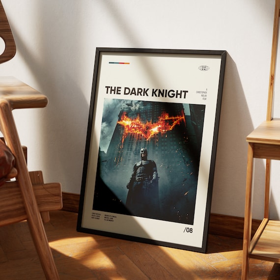 Dark Knight Poster Framed
