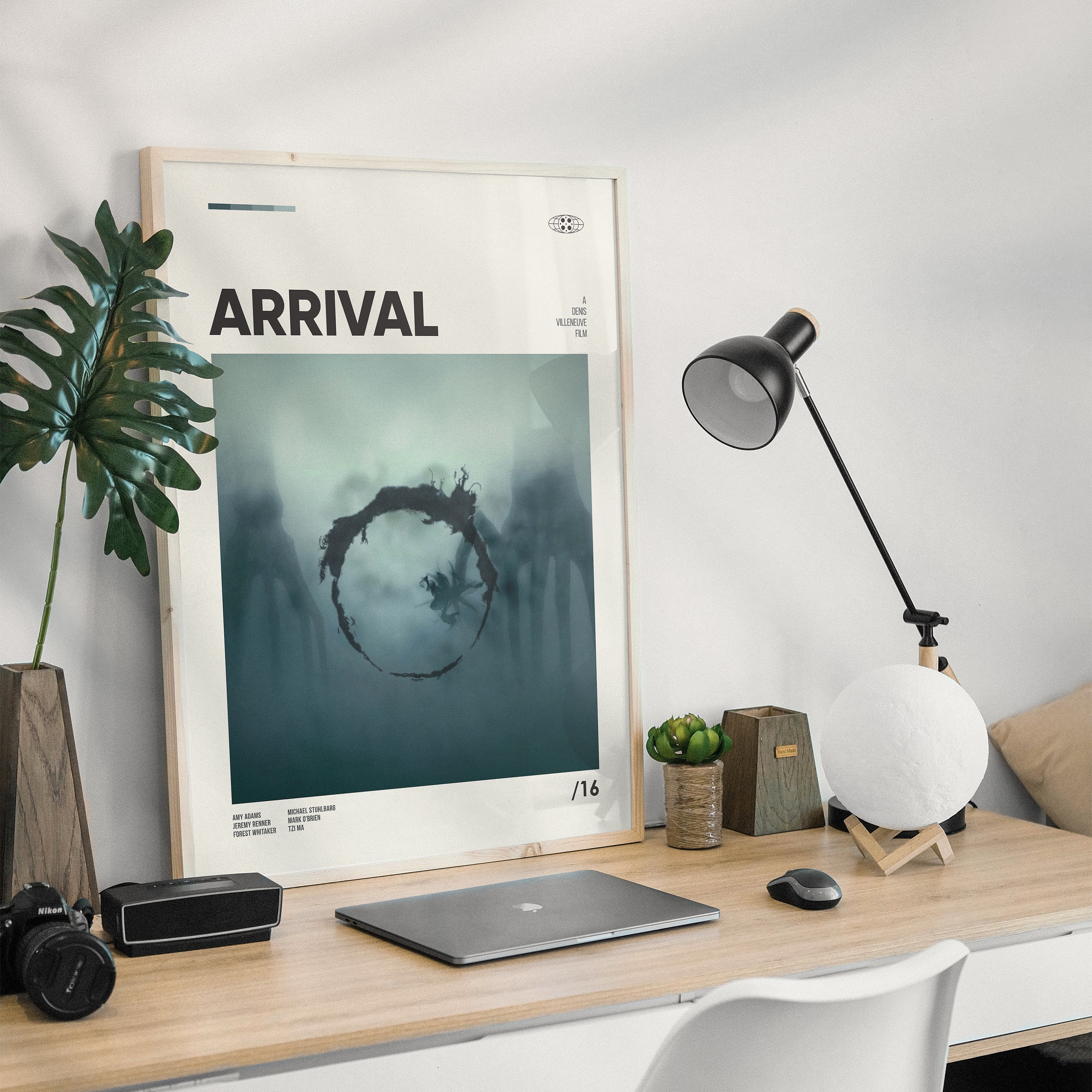 Arrival Movie Poster, Framed Movie Poster, High-quality Wall Art, Home ...