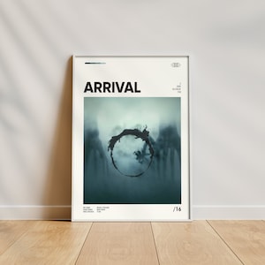 Arrival Movie Poster, Framed Movie Poster, High-quality Wall Art, Home ...