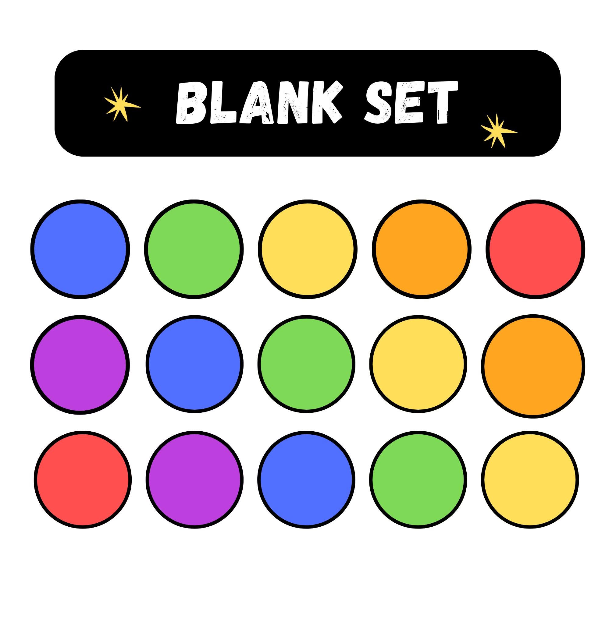 Small Number Labels 1-100 Printable Bright Colors, Round Number Labels ...