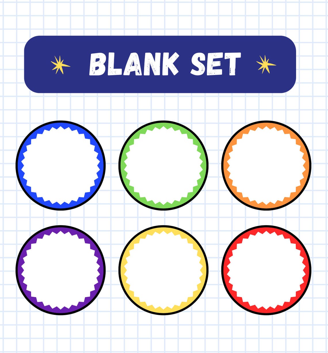 Number Labels Bright Colors, Round Number Labels, Circle Number Tags ...