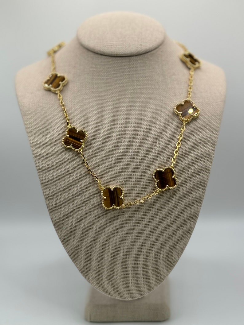 Brown Clover Multiple Necklace - Etsy