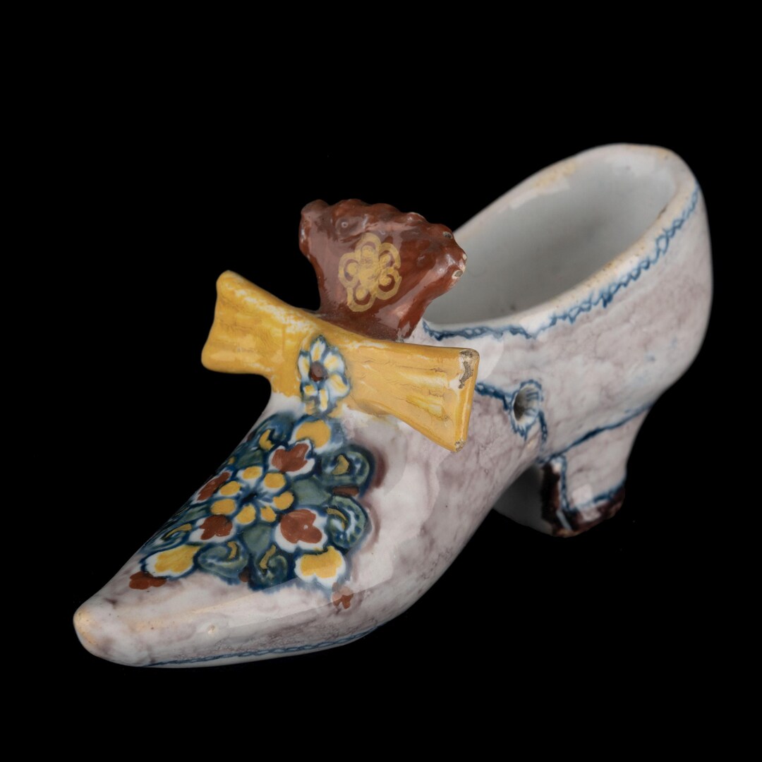 Antique Delft A Polychrome Shoe Delftware Circa 1760 - Etsy