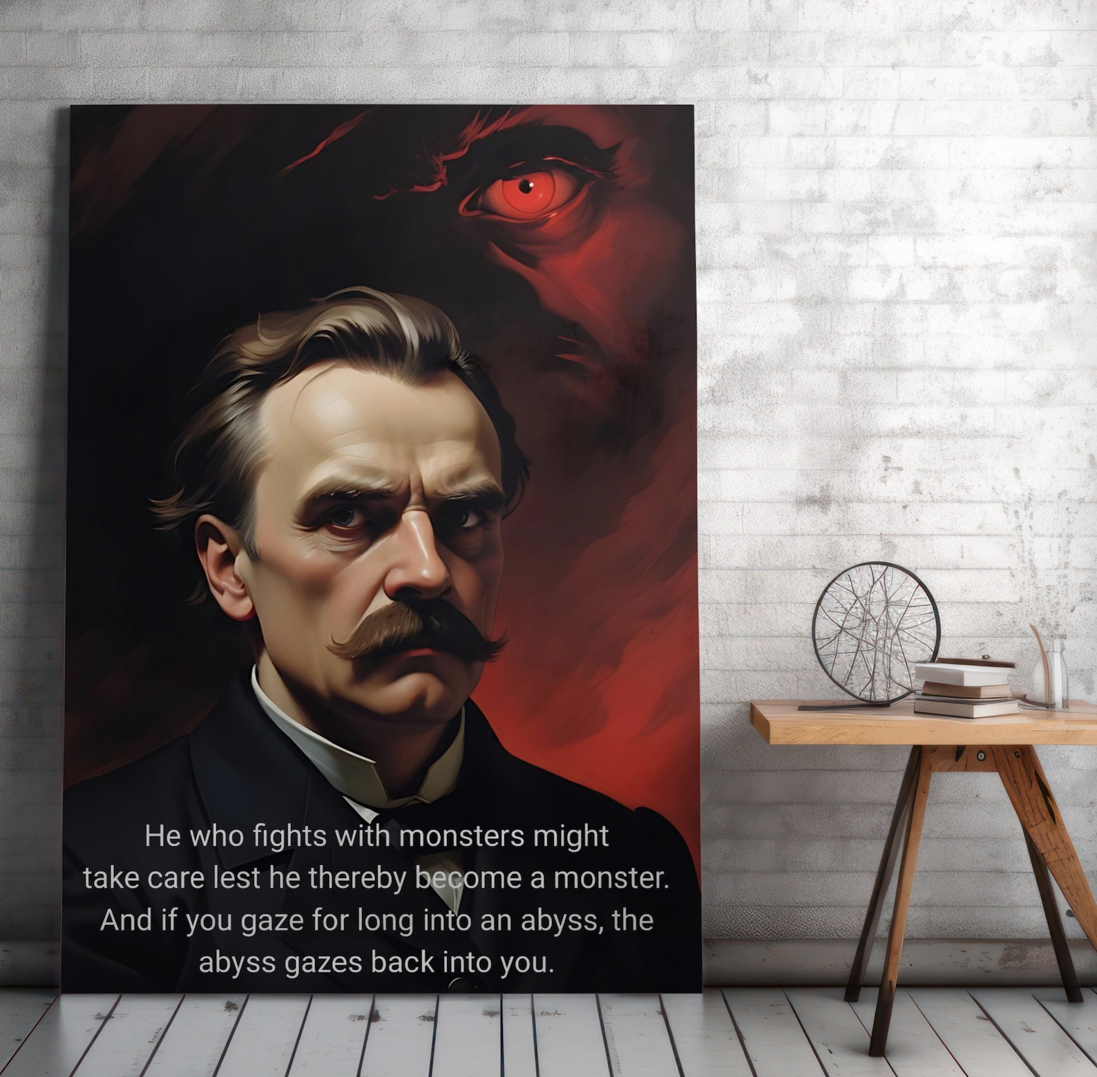 Friedrich Nietzsche Philosophy Poster Matte Vertical Posters Philosophy ...