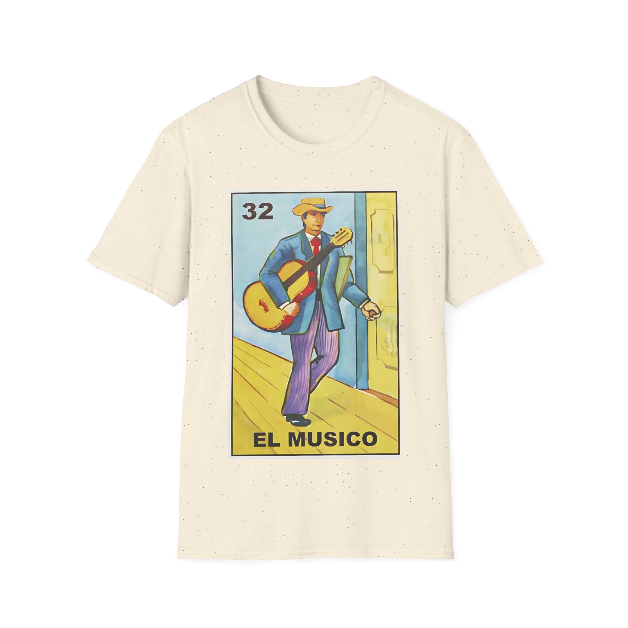 Mexican Loteria 'el Musico' T-shirt - Etsy