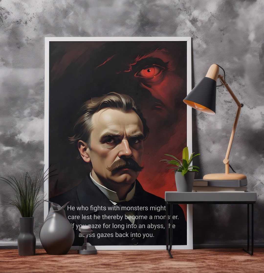 Friedrich Nietzsche Philosophy Poster Matte Vertical Posters Philosophy ...