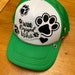Dog Mom Patch Green Trucker Hat - Etsy