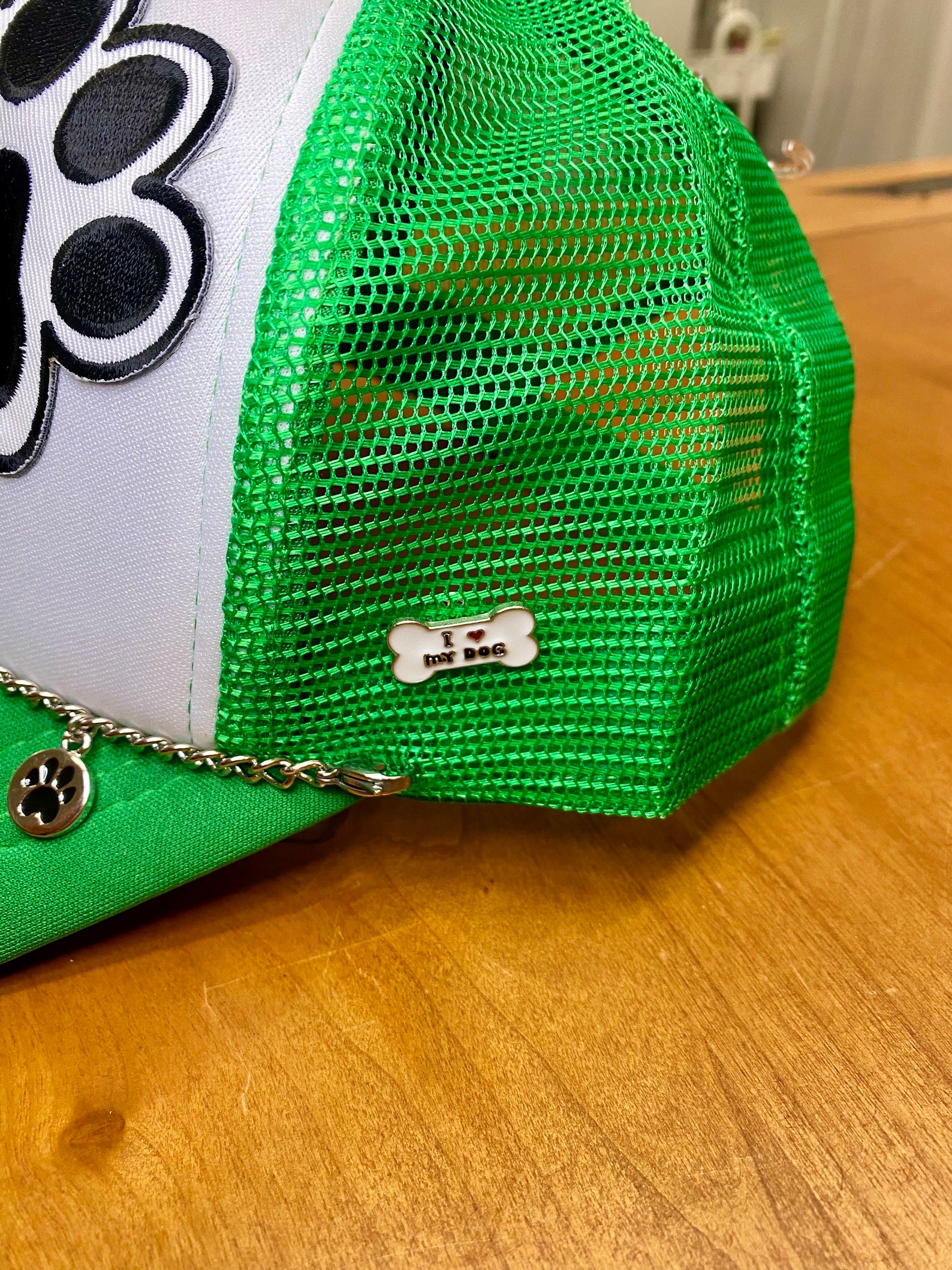 Dog Mom Patch Green Trucker Hat - Etsy