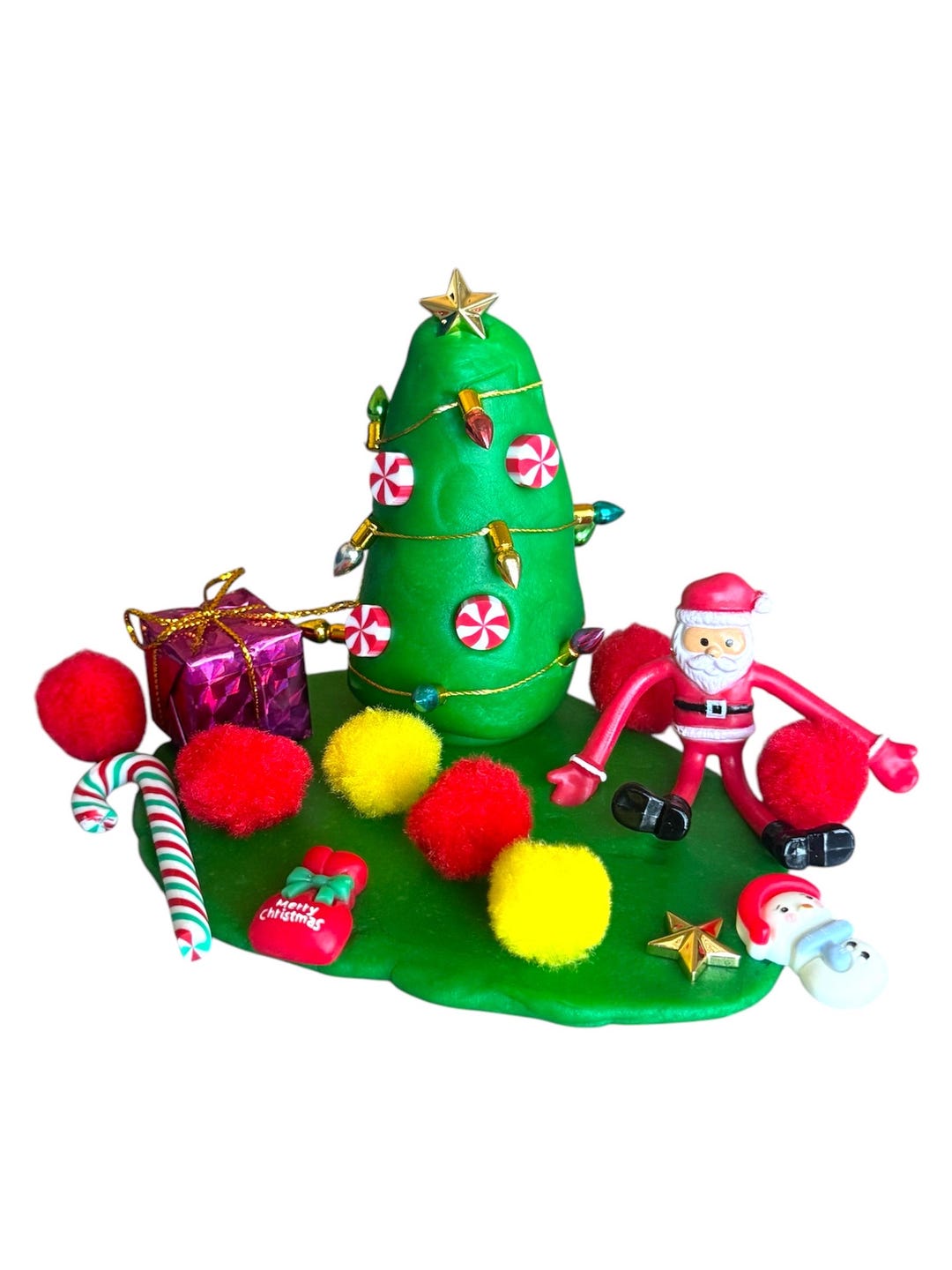 Christmas Tree Playdough Kit, Christmas Playdough Kit, Holiday Party ...