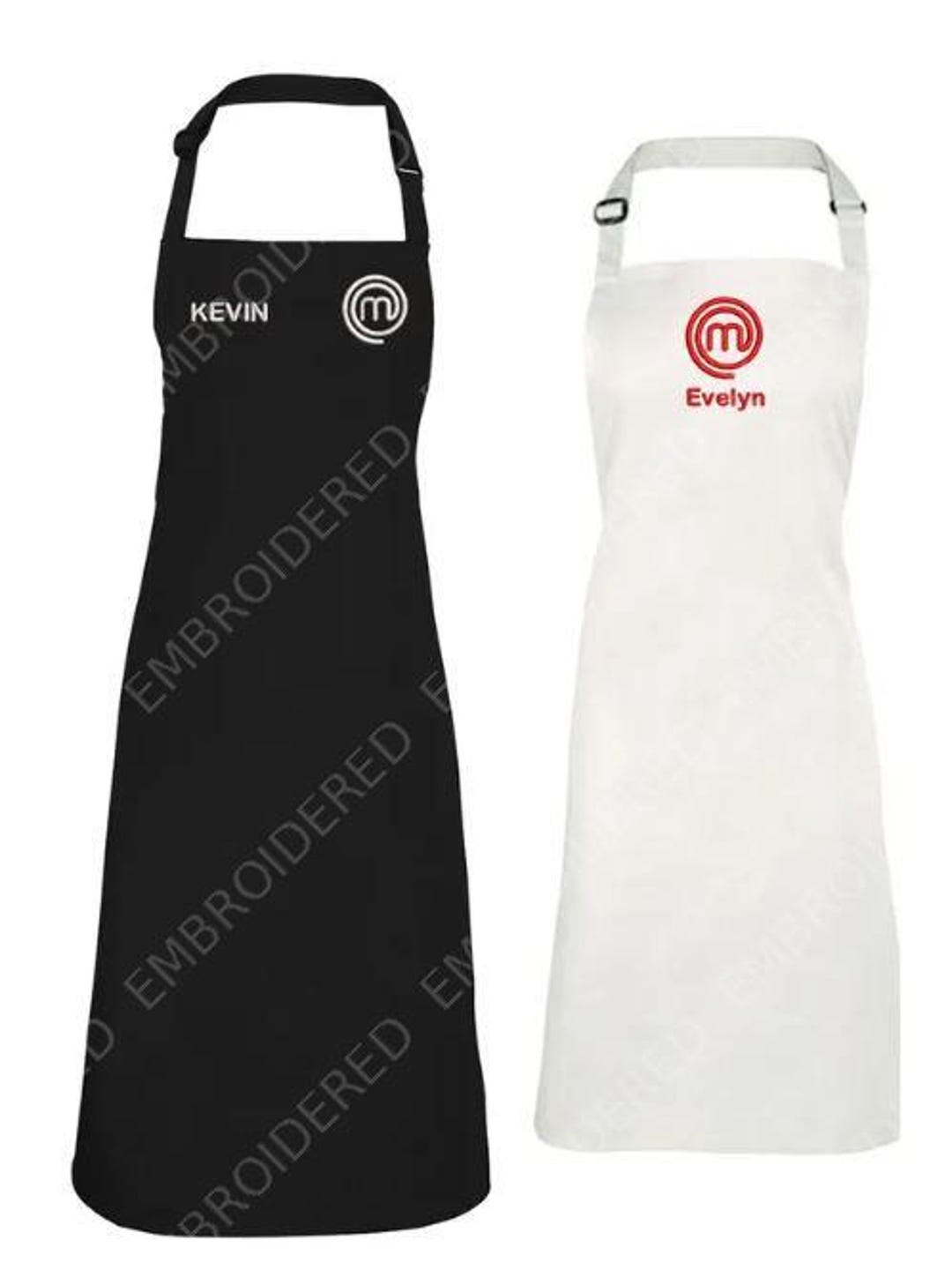 Personalized Embroidered Master Chef Apron, Custom Name BBQ Gift - Etsy UK
