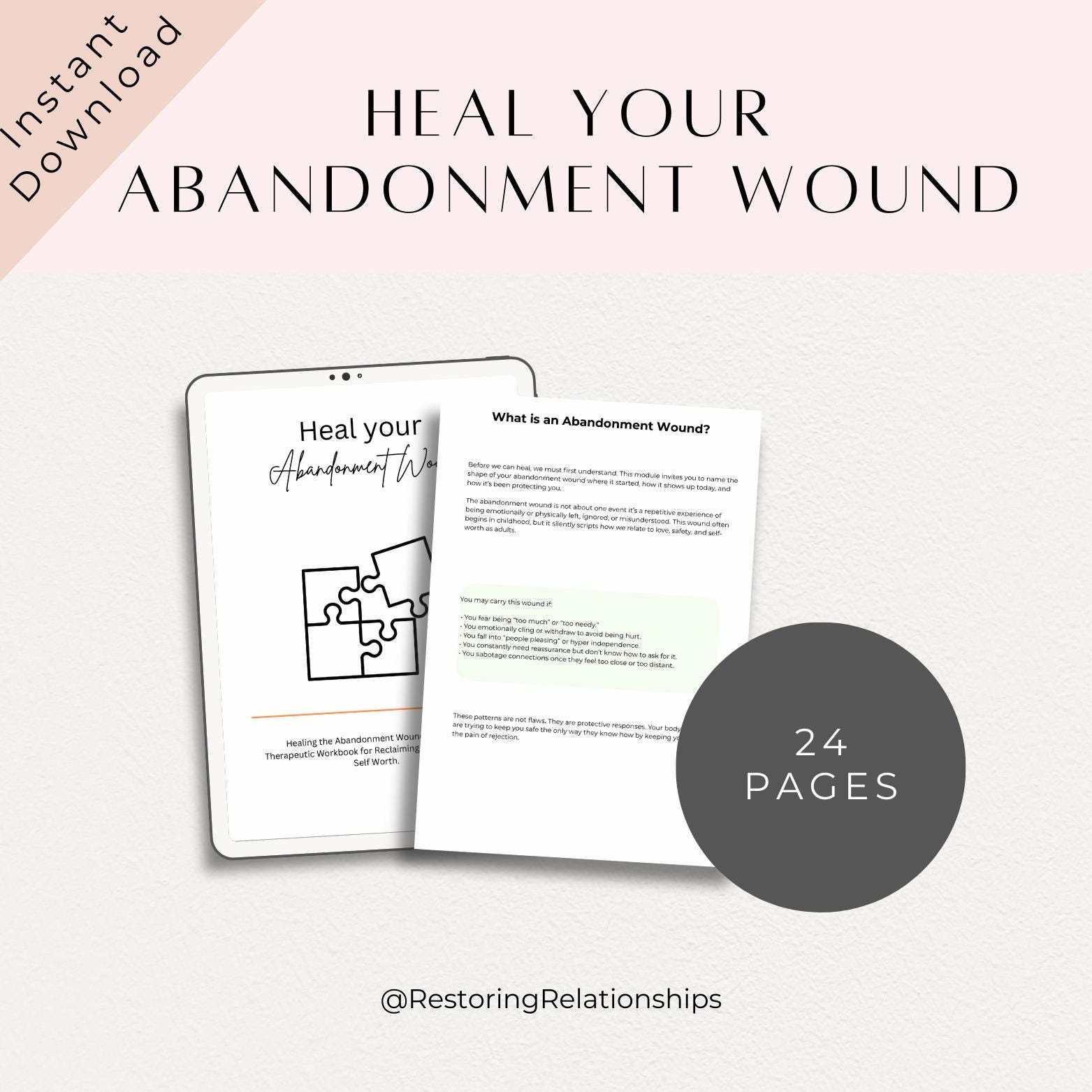 Abandonment Wound | Attachment Wounds | Inner Child Healing | Therapy ...