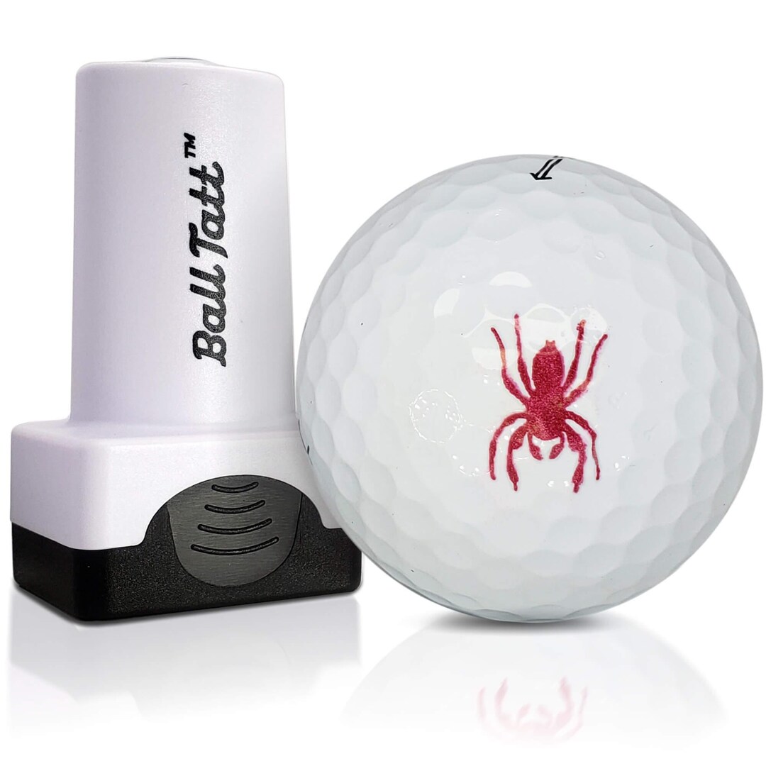 Ball Tatt - Spider Golf Ball Stamp, Golf Ball Stamper, Self-inking Golf ...