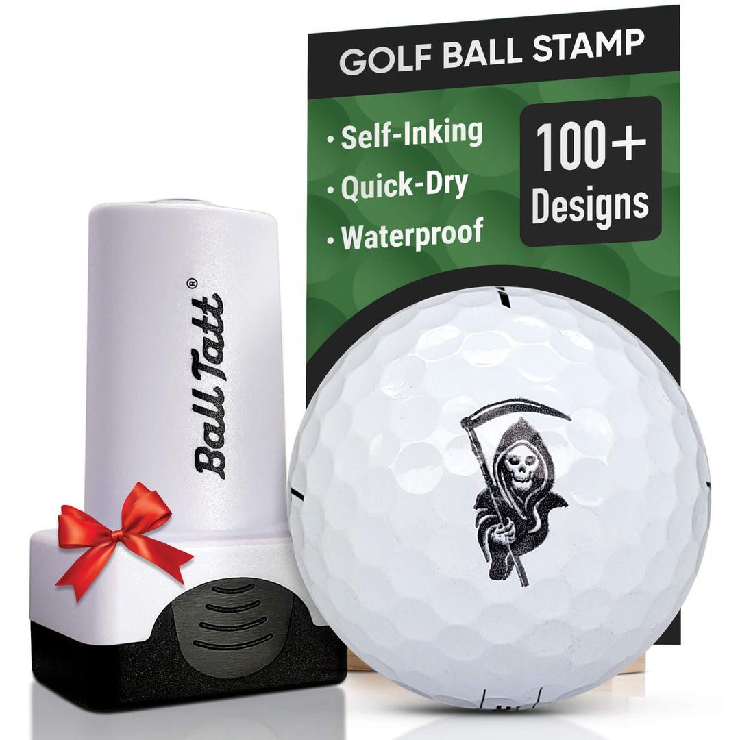 Ball Tatt - Grim Reaper Golf Ball Stamp, Golf Ball Stamper, Self-inking ...
