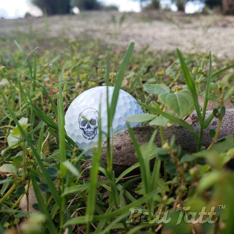 Ball Tatt - Skull Man Golf Ball Stamp, Golf Ball Stamper, Self-inking ...