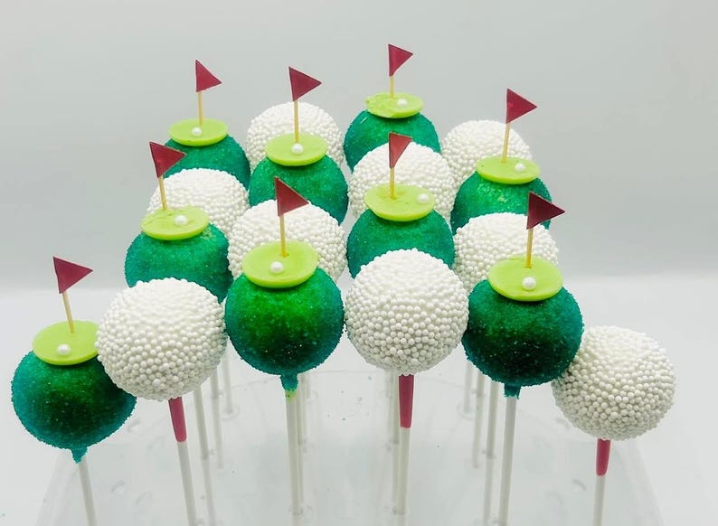 Golf Cake Pops - Etsy