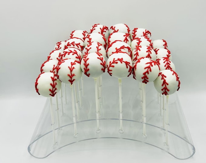 Baseball Cake Pops (12) - Etsy