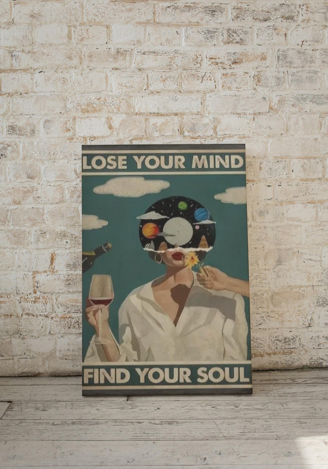 Canvas "loose Mind" Wall Decoration Mural Print Poster Motivation ...