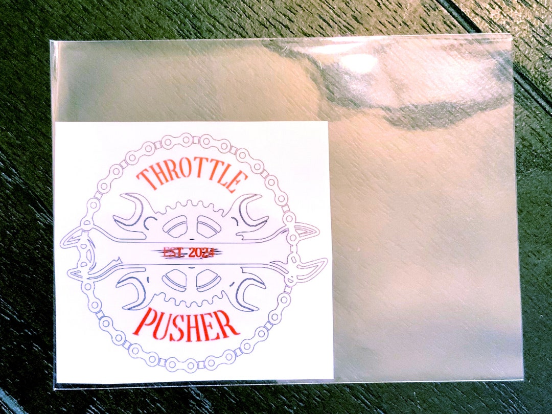 Throttle Pusher Vinyl Waterproof Sticker - Etsy