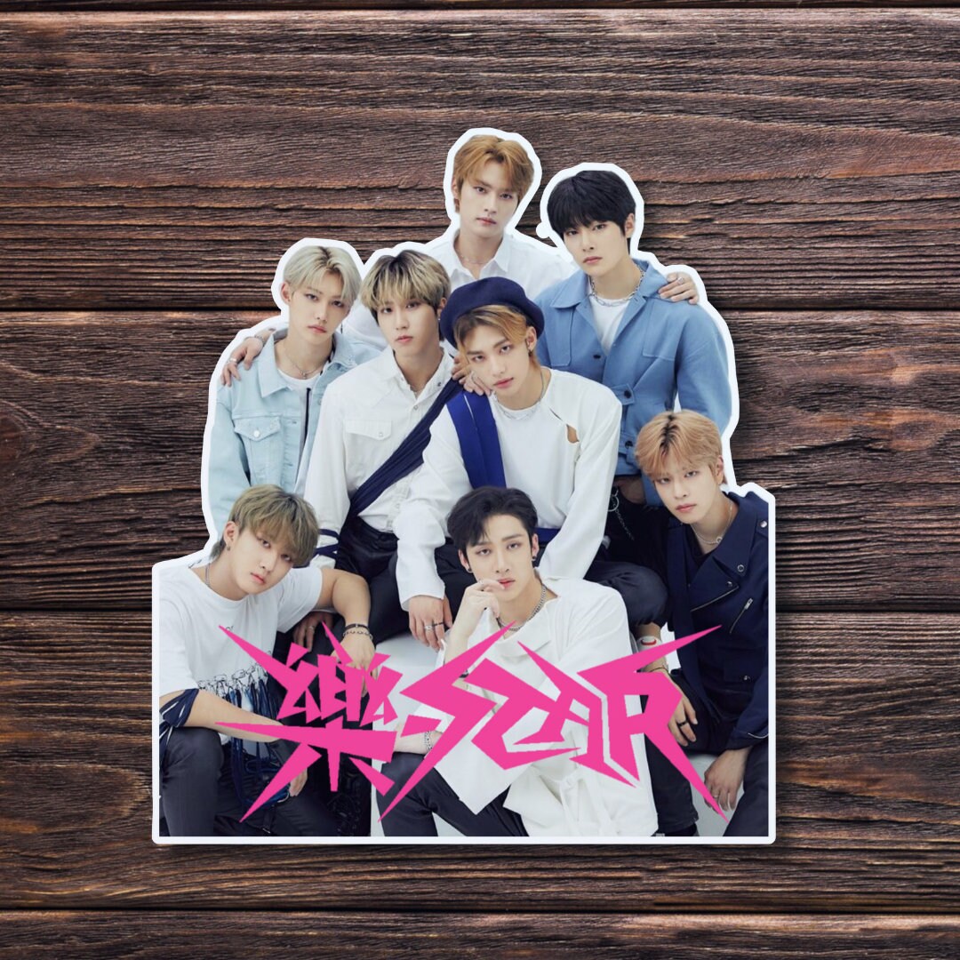 Stray Kids ROCK-STAR Stickers, Stray Kids 樂-STAR Decal, Skz Rock Star ...