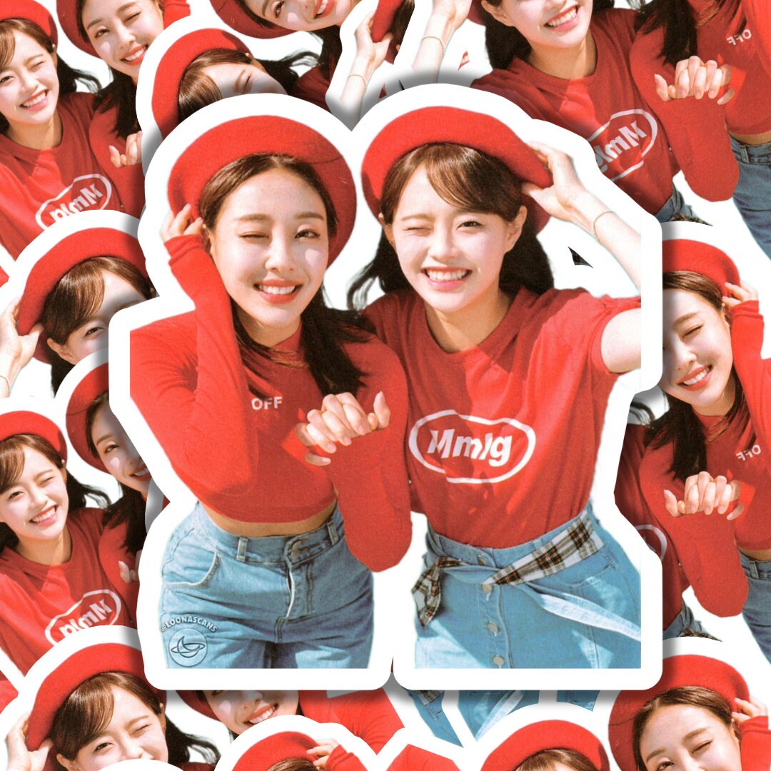 Loona Chuu Salute Stickers, Chuu American Stickers, Chuu Merch Decor ...