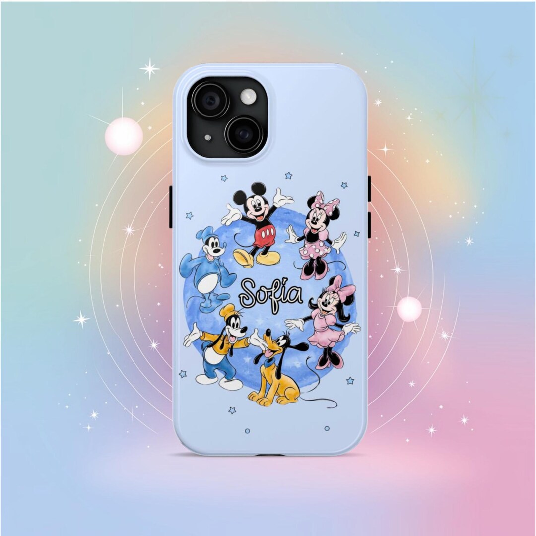 Custom Disney Mickey & Friends iPhone Case – Retro Vintage Style, Cute ...
