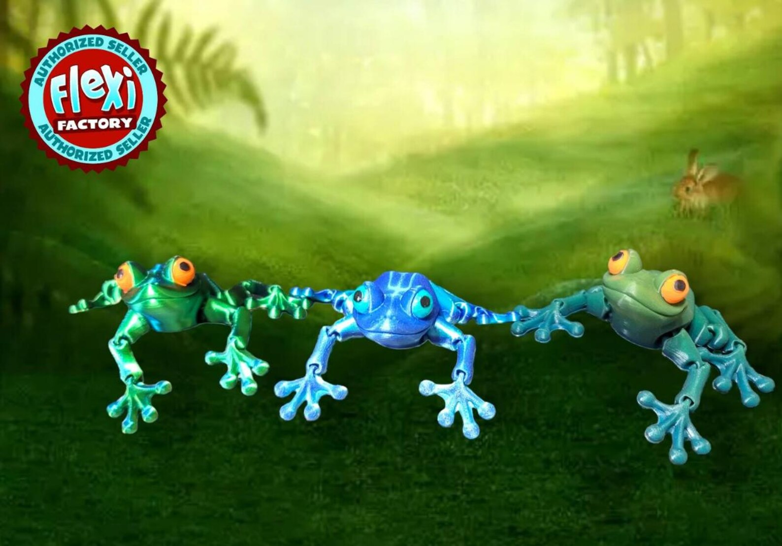 3d Printed Articulated Flexi Frog as Seen on Tiktok, Frog Fidget Toy ...