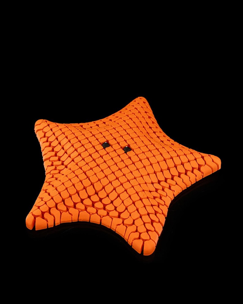 3d Printed Articulated Sea Star Fidget, Sea Star Fidget Toy, 3d Printed ...