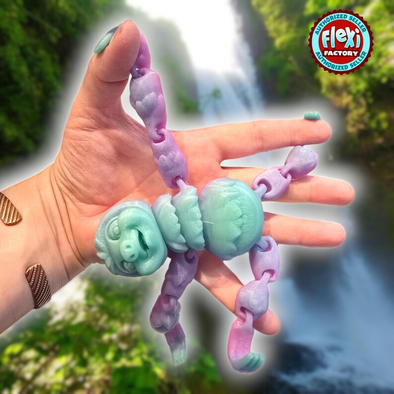 3d Printed Articulated Sloth, Sloth Fidget Toy, Flexi Sloth, 3d Printed ...