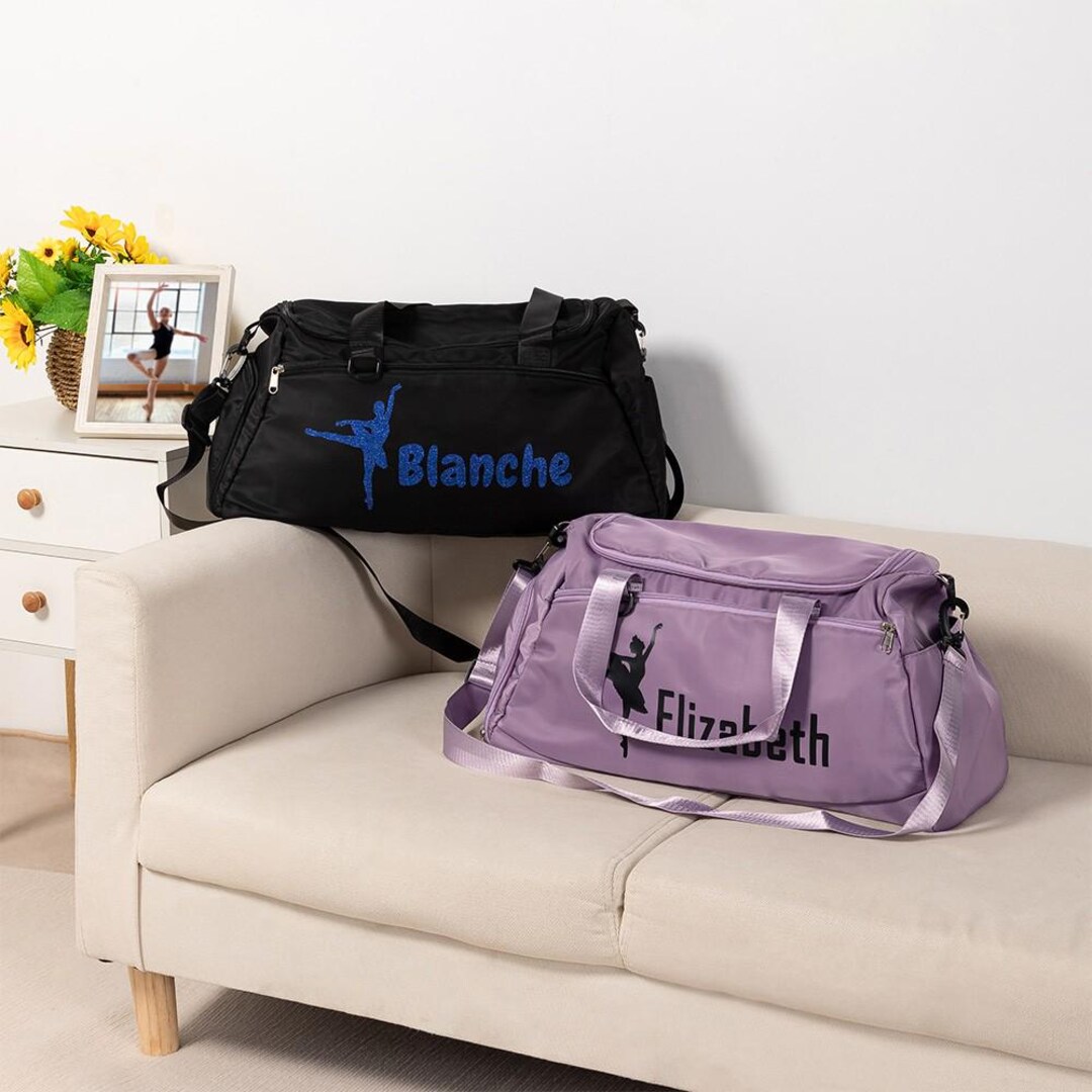 Personalized Dance Duffle Bag | Custom Gym Bag, Weekender, Overnight ...